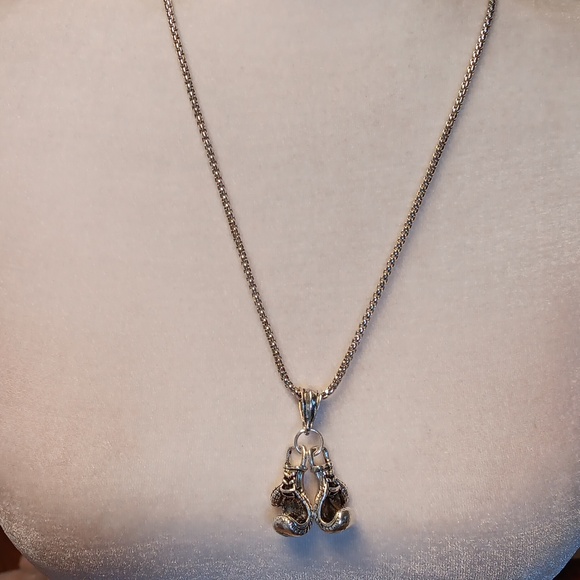 Accessories | Mens Double Boxing Glove Necklace | Poshmark